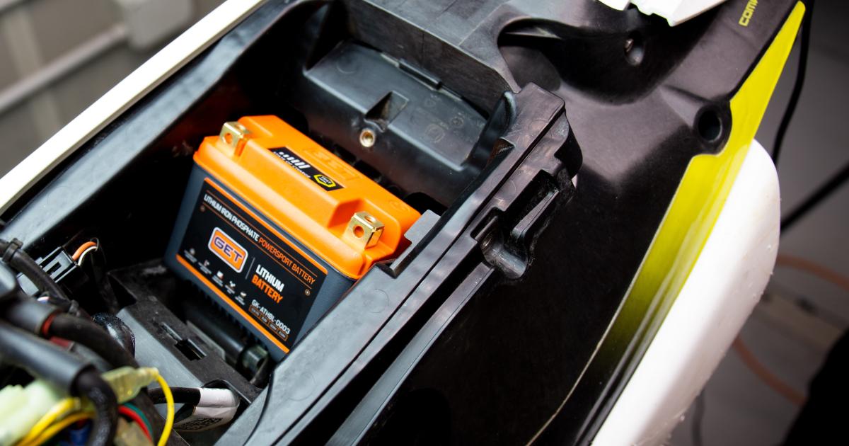 How to change a motorcycle battery, even on a dirt bike | Athena